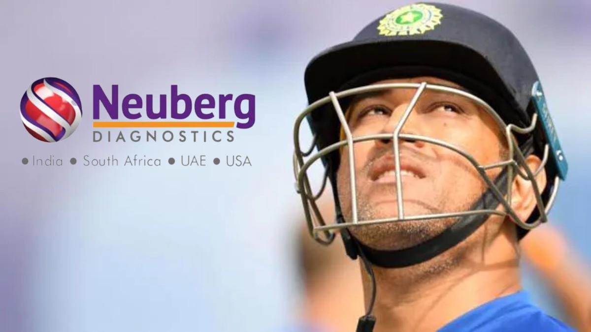 Neuberg Diagnostics partners MS Dhoni for health & wellness
